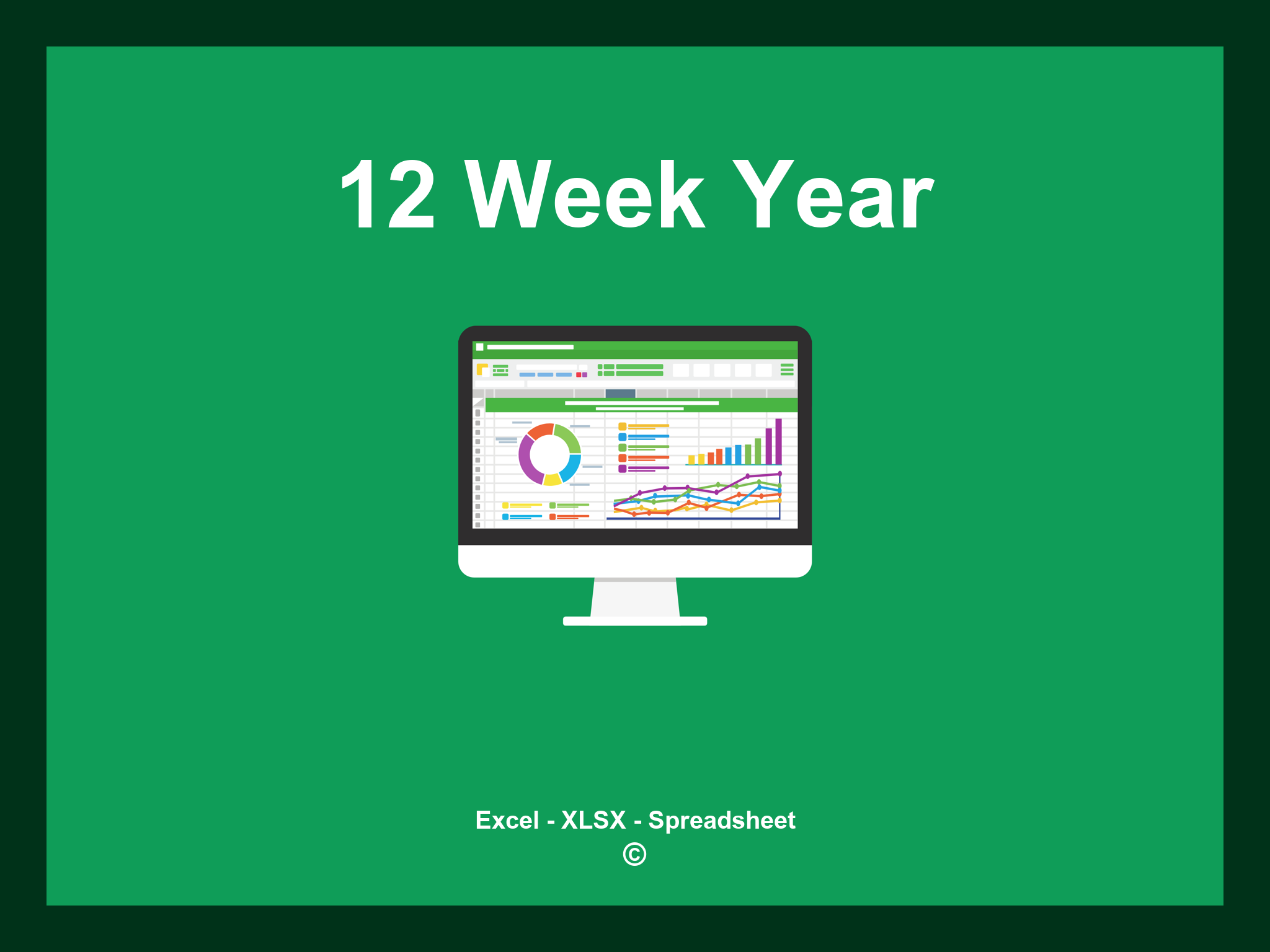 12 Week Year Excel Template